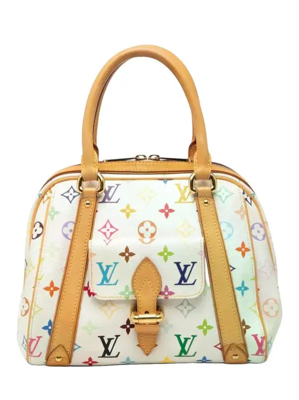 LOUIS VUITTON 2006 Monogram Multicolore Priscilla Handbag - White