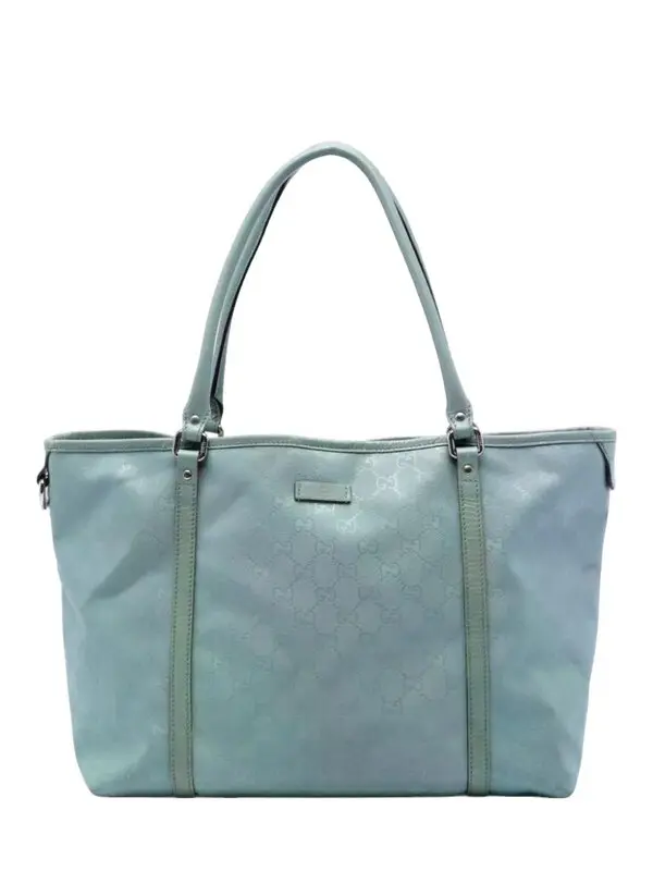 Gucci Medium Gg Imprime Joy Tote Bag - Blue
