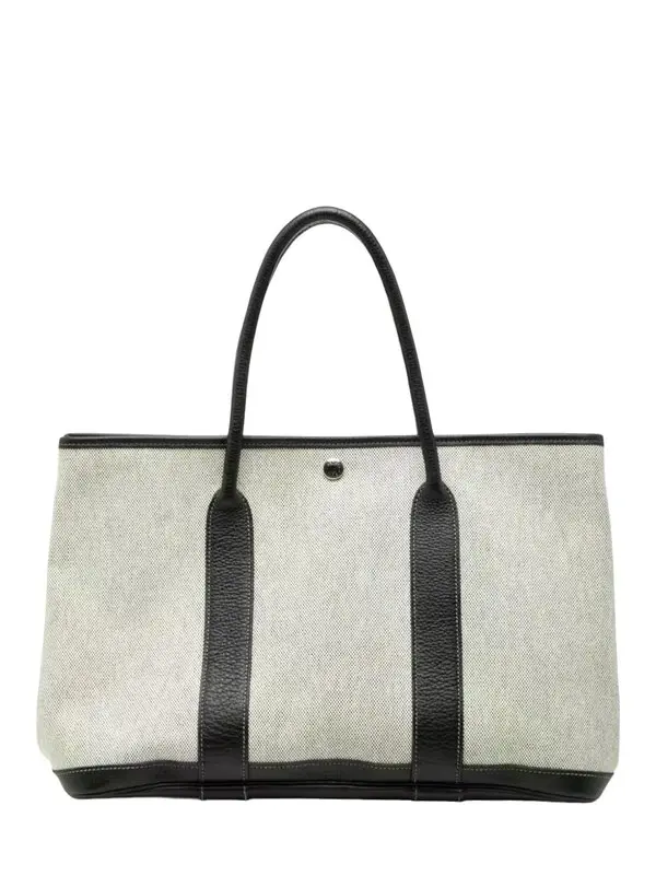 Hermès 2004 Toile And Negonda Garden Party 36 Tote Bag - Grey