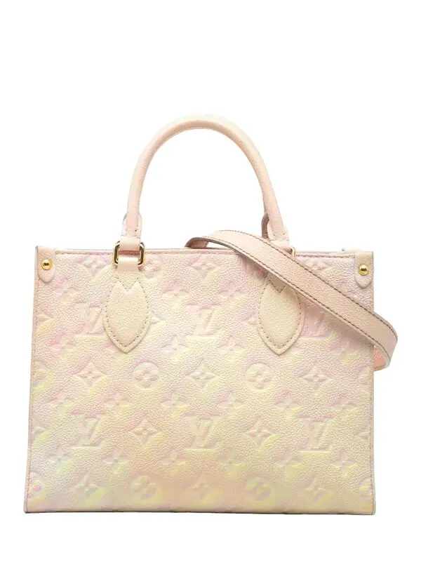 LOUIS VUITTON Monogram Empreinte Summer Stardust Onthego Pm - Pink