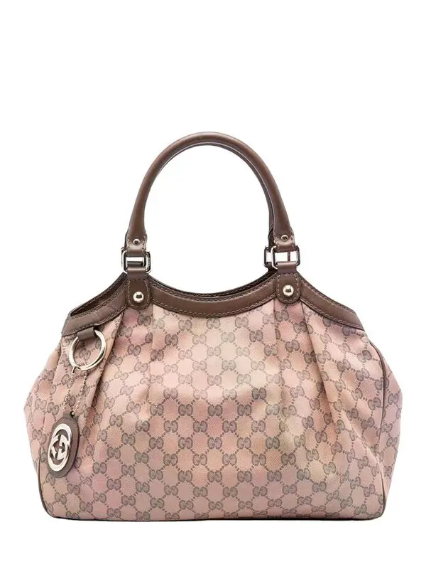 Gucci Medium Gg Canvas Sukey Tote Bag - Pink