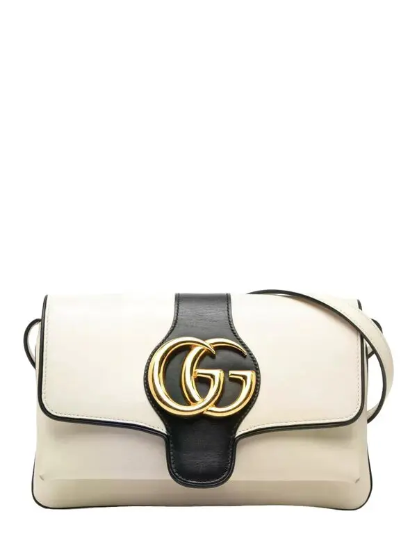 Gucci 2000-2015 Small Bicolor Leather Arli Crossbody Bag - Black