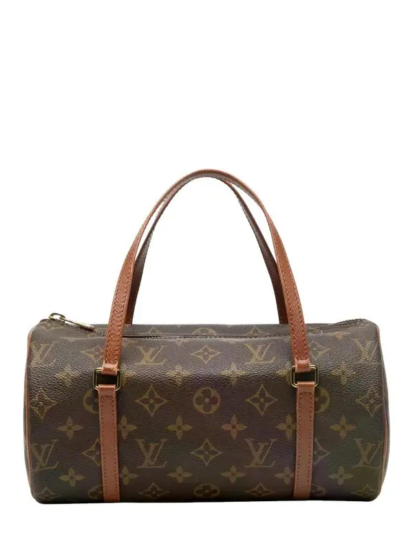 LOUIS VUITTON 1991 Monogram Papillon 26 Handbag - Brown