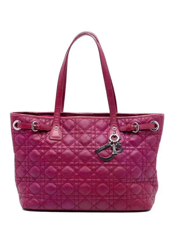 Dior 2012 Cannage Panarea Tote Bag - Pink