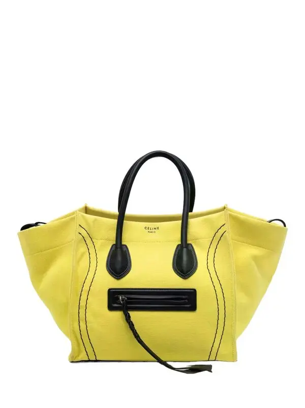 Celine 2017 Medium Phantom Luggage Tote Bag - Yellow
