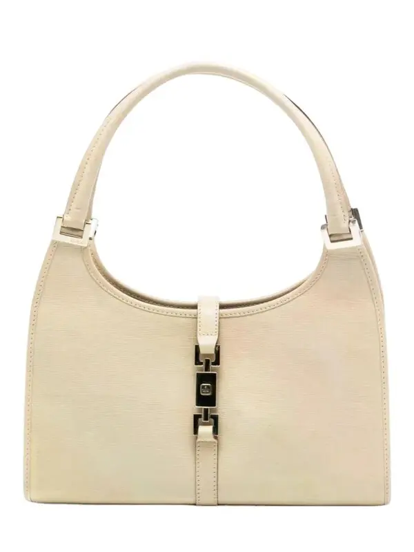 Gucci 2000-2015 Calfskin Jackie Bardot Handbag - White