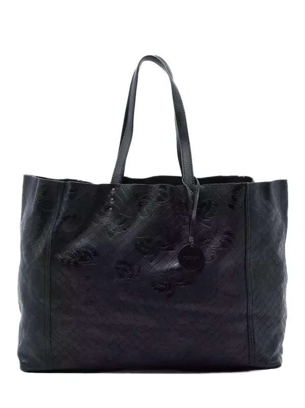 Bottega Veneta Nappa Intrecciomirage Butterfly Tote Bag - Black