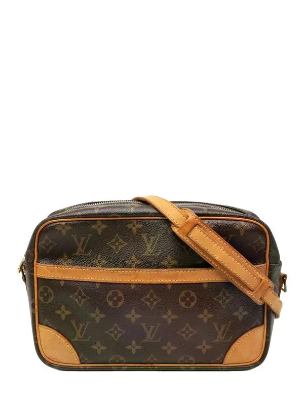 LOUIS VUITTON 2005 Monogram Trocadero 27 Crossbody Bag - Brown