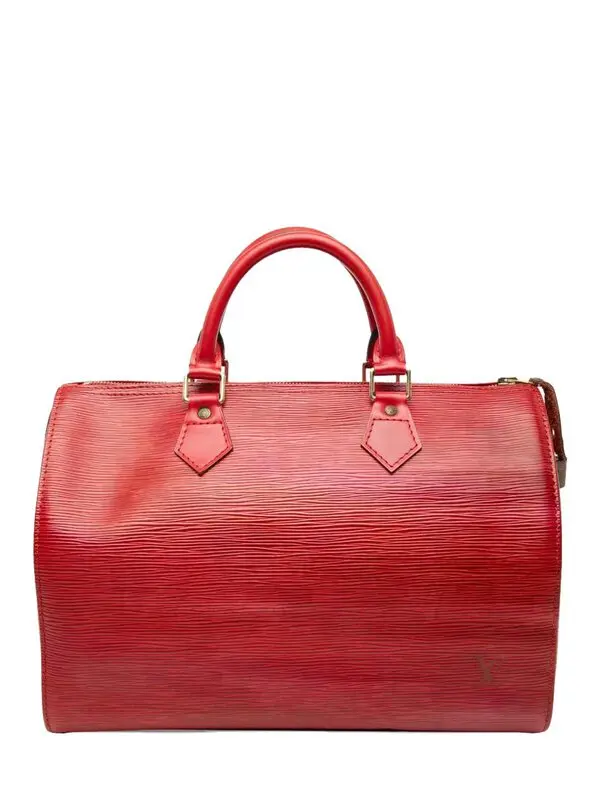 LOUIS VUITTON 1995 Epi Speedy 30 Boston Bag - Red