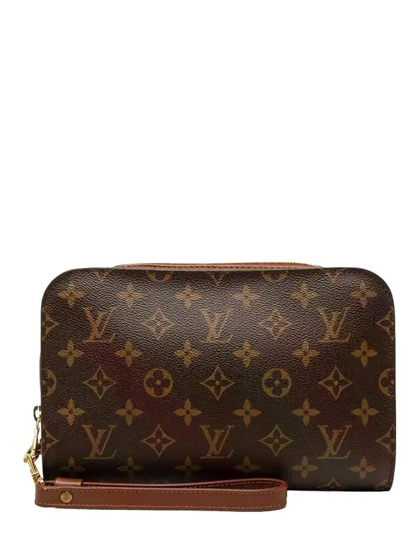 LOUIS VUITTON 2007 Monogram Orsay Clutch - Brown