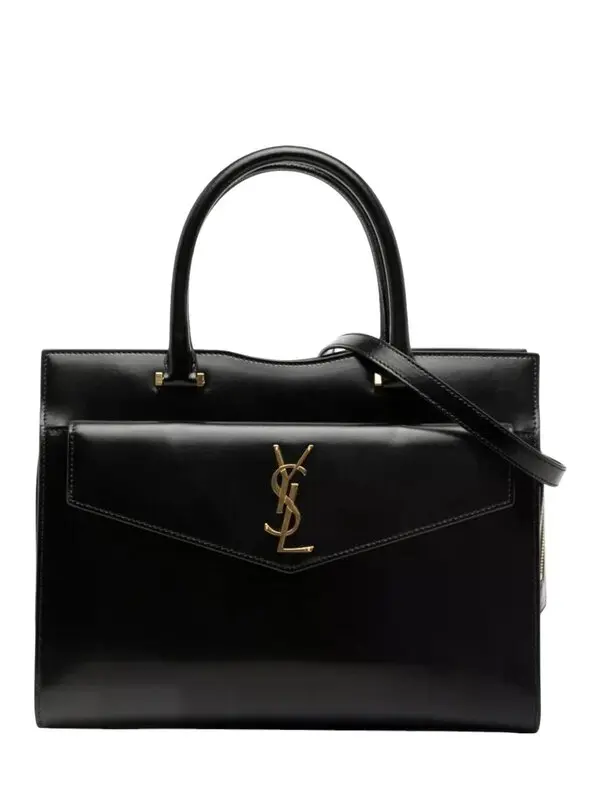 Saint Laurent 2019 Medium Uptown Satchel - Black