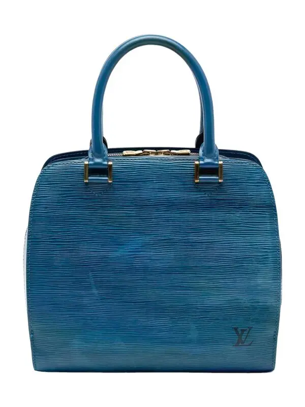 LOUIS VUITTON 1998 Epi Pont Neuf Pm Handbag - Blue