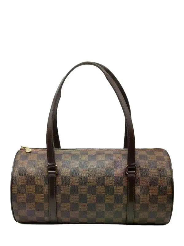 LOUIS VUITTON 2006 Damier Ebene Papillon 30 Handbag - Brown