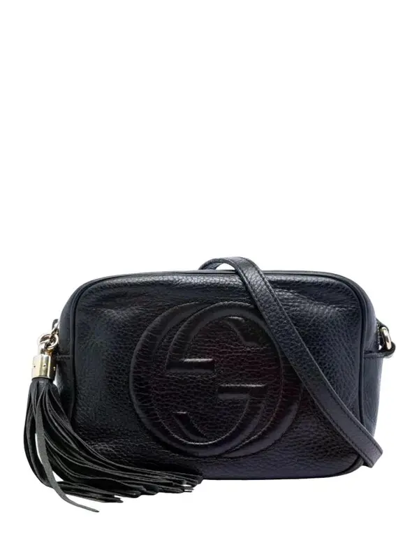 Gucci Leather Soho Disco Crossbody Bag - Black