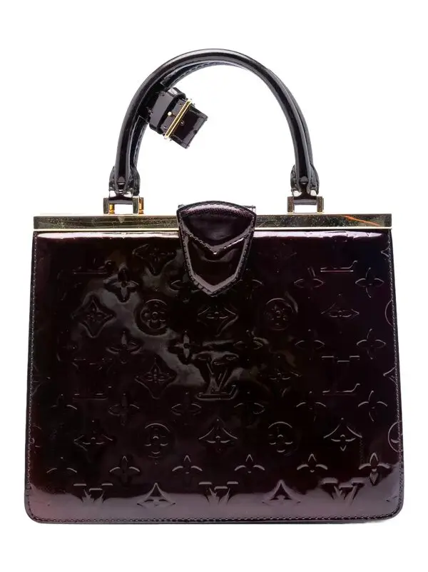 LOUIS VUITTON 2012 Monogram Vernis Deesse Pm Handbag - Purple