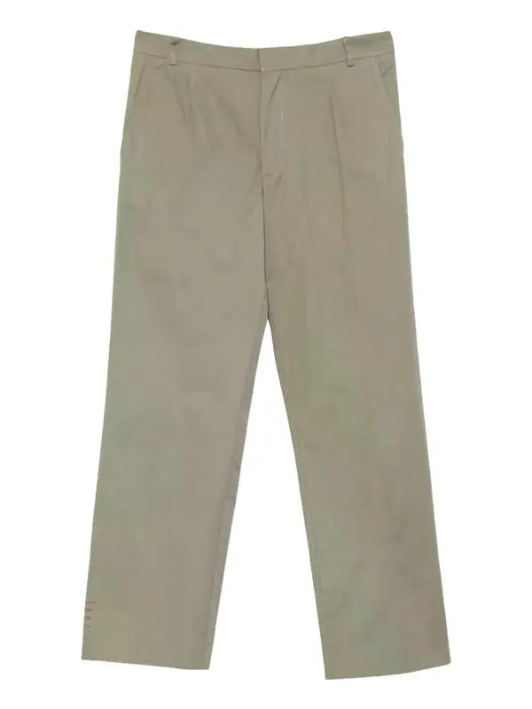 AMARANTO Pleated Trousers - Green