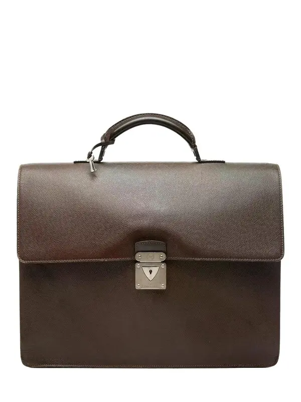 LOUIS VUITTON 2005 Taiga Robusto 2 Business Bag - Brown