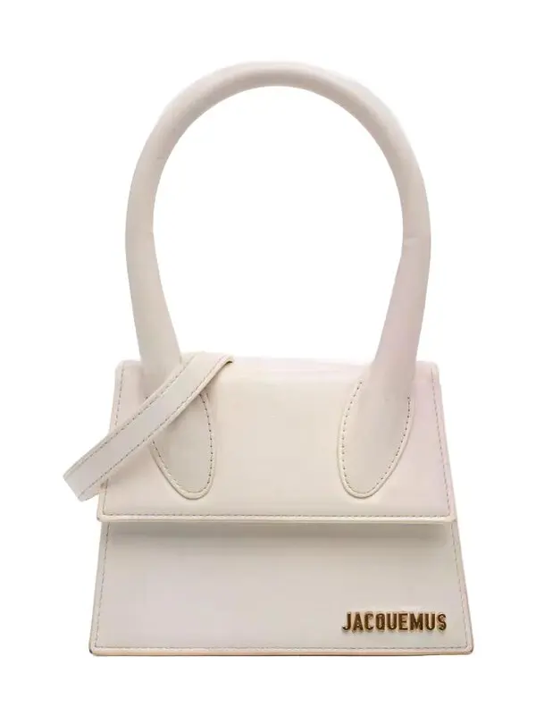 Jacquemus Leather Le Chiquito Moyen Satchel - White