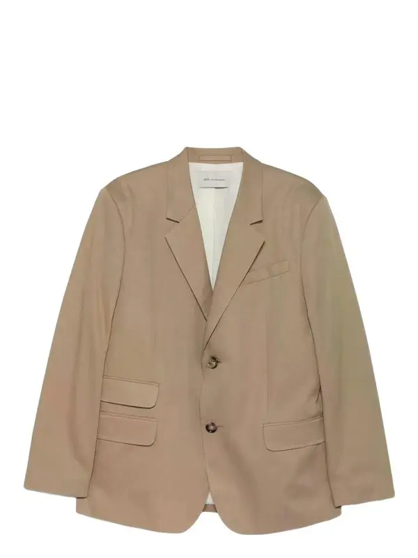 Ami Flap-pocket Blazer - Neutrals