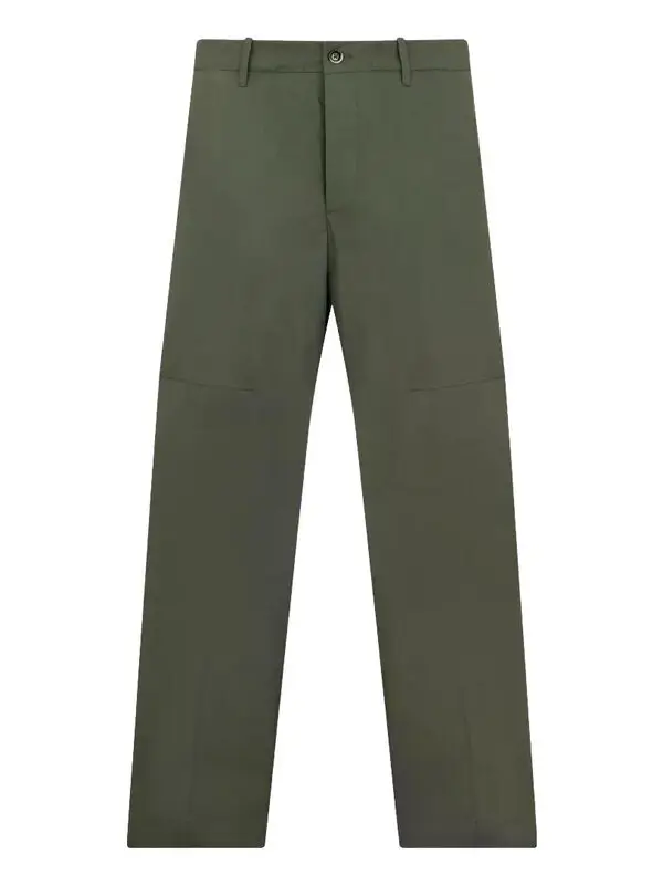 NINE:INTHE:MORNING Straight Trousers - Green
