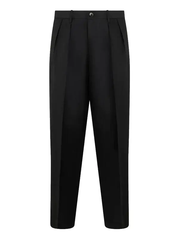 NINE:INTHE:MORNING Pleated-front Trousers - Black