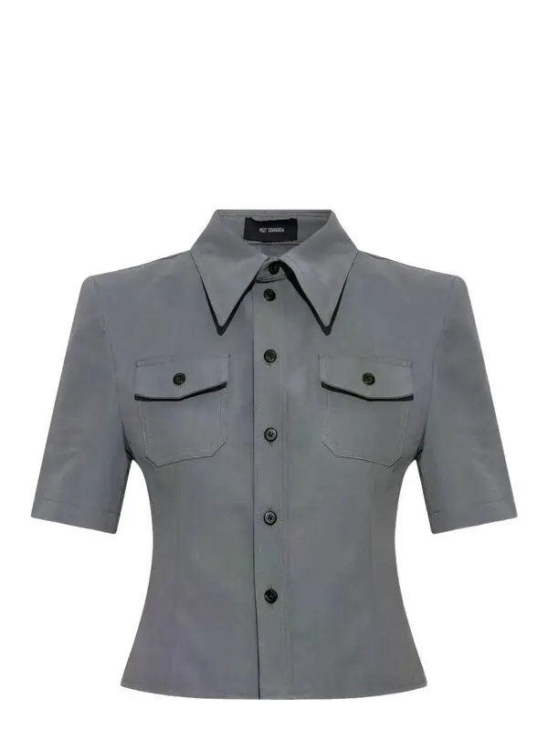 WILLY CHAVARRIA Chavela Button-up Shirt - Grey