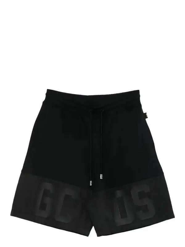 Gcds Logo-detail Shorts - Black