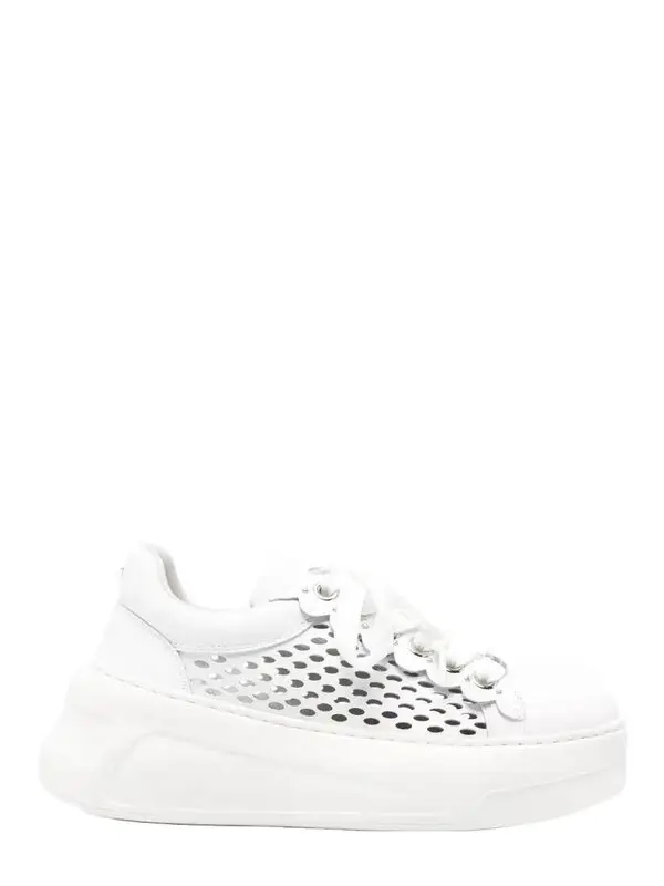 CULT Nirvana Perforated Sneakers - White
