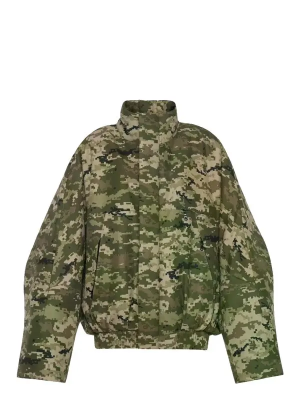 ANOUKI Camouflage-print Jacket - Green