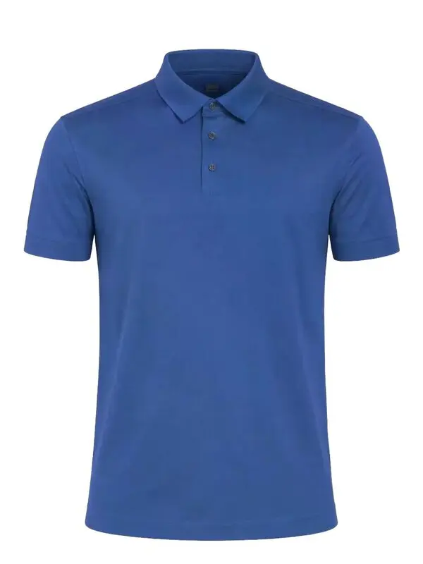 Zegna Short-sleeve Polo Shirt - Blue