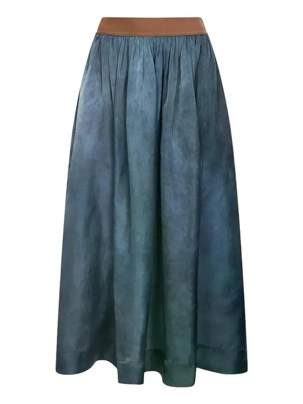 UMA WANG Gillian Midi Skirt - Blue