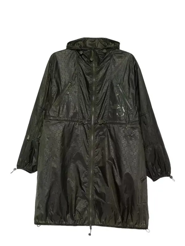 The North Face X Cecilie Bahnsen Zip-up Hooded Raincoat - Green