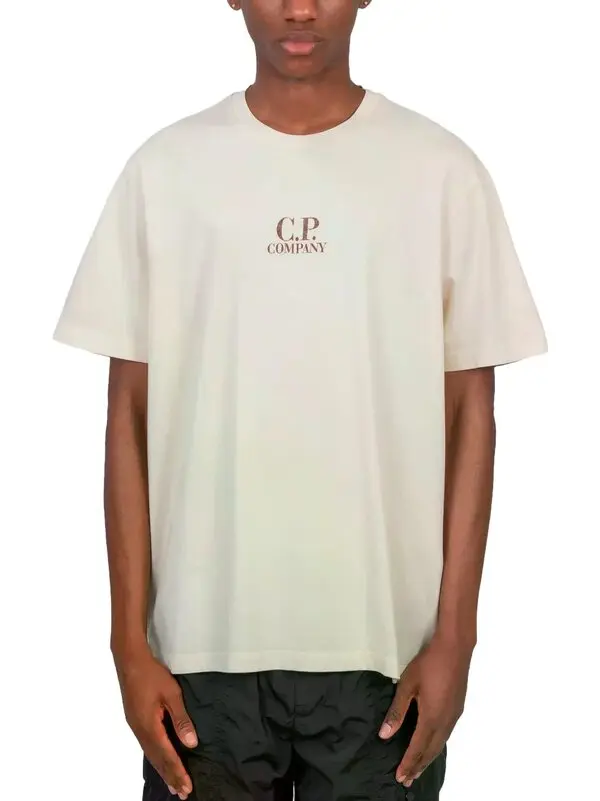 C.P. COMPANY 24/1 Jersey Short-sleeve British Sailor T-shirt - Neutrals