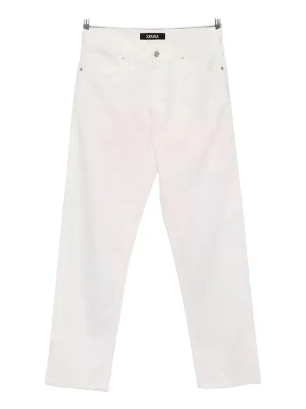 Zegna Belt-loops Trousers - White