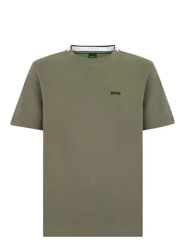 BOSS Logo-print T-shirt - Green