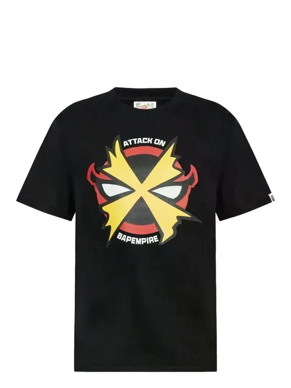 A BATHING APE Bapeman X Graphic-print T-shirt - Black