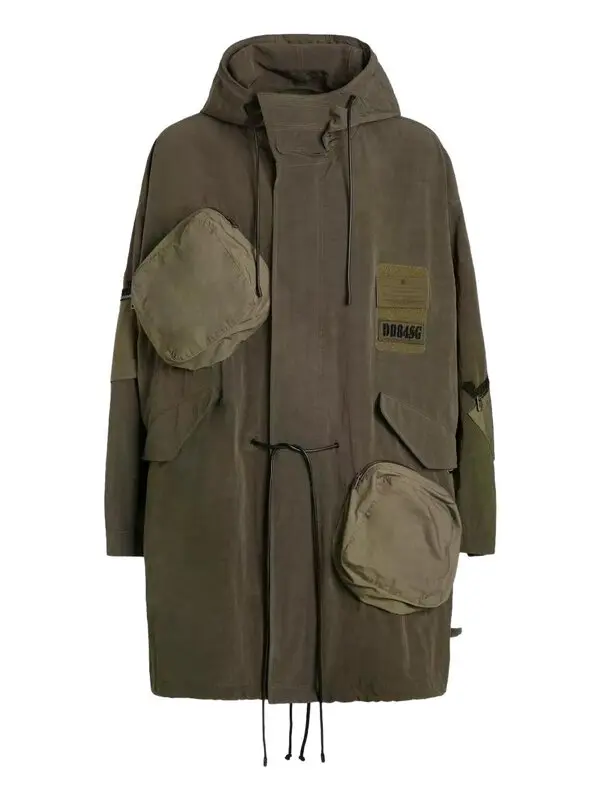 Dolce & Gabbana Hooded Parka Coat - Green