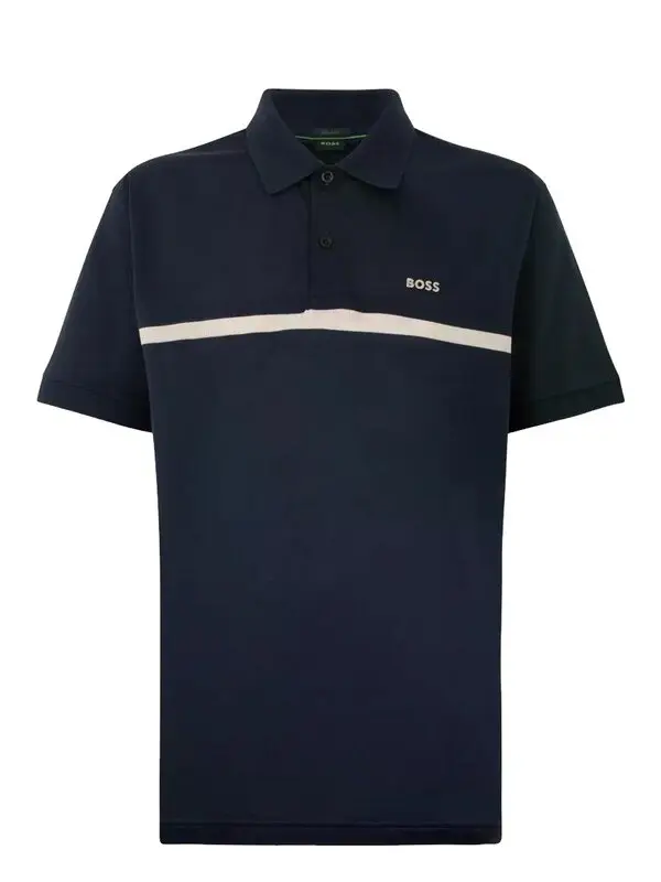 BOSS Short Sleeve Polo Shirt - Blue