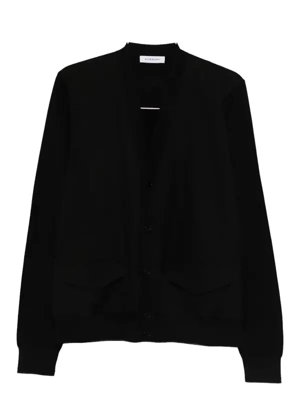 Givenchy Flap-pocket Cardigan - Black