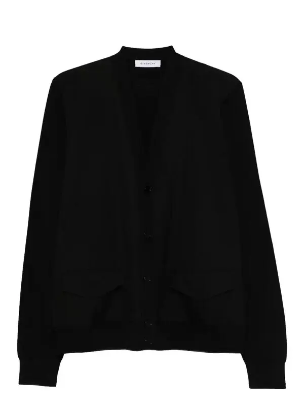 Givenchy Flap-pocket Cardigan - Black