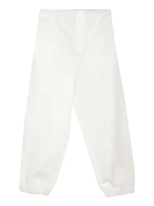 JIL SANDER Elastic-waistband Track Pants - White