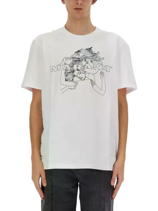 MARANT Honore Graphic T-shirt - White