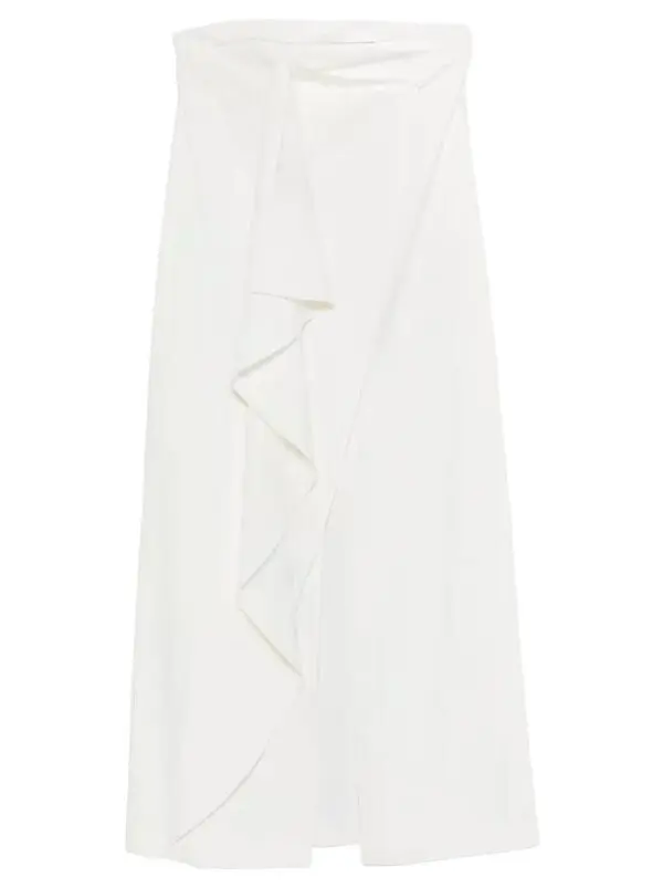 THE GARMENT Pisano Ruffled Strapless Dress - White