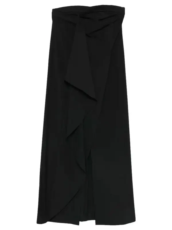 THE GARMENT Pisano Draped Maxi Dress - Black