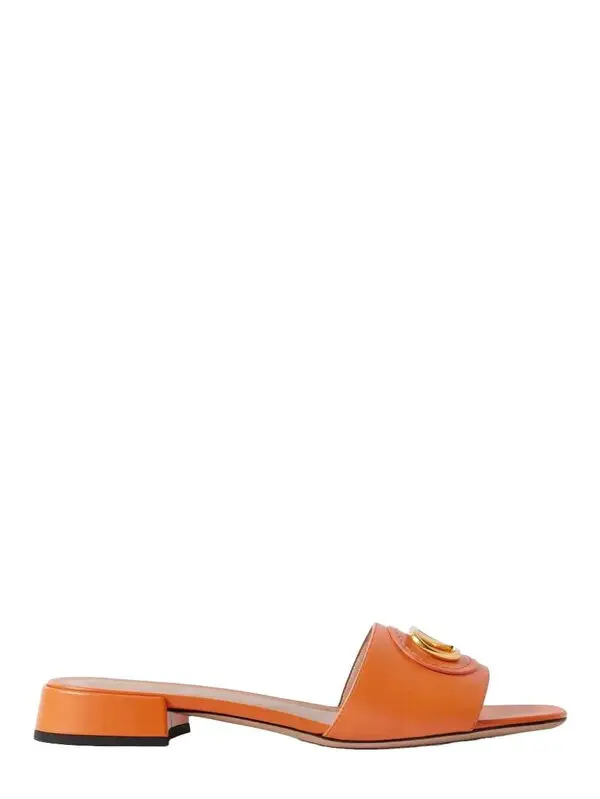 Valentino Garavani Vlogo Signature Sandals - Orange