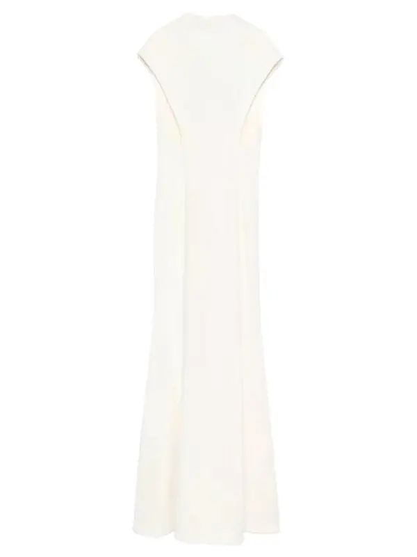JIL SANDER Cap-sleeve Maxi Dress - White