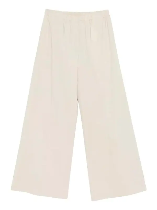 Antonelli Firenze Elasticated Wide Leg Trousers - Neutrals