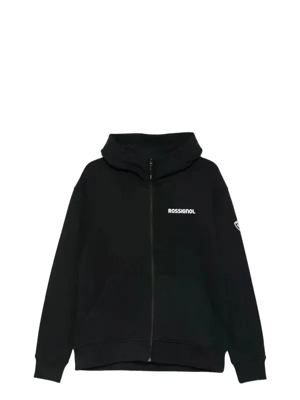 Rossignol Logo Full-zip Hoodie - Black