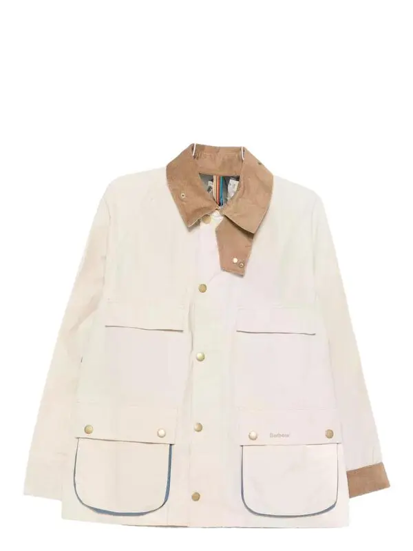 CHIARA D'ESTE X Paul Smith Corduroy Pocket Coat - Neutrals