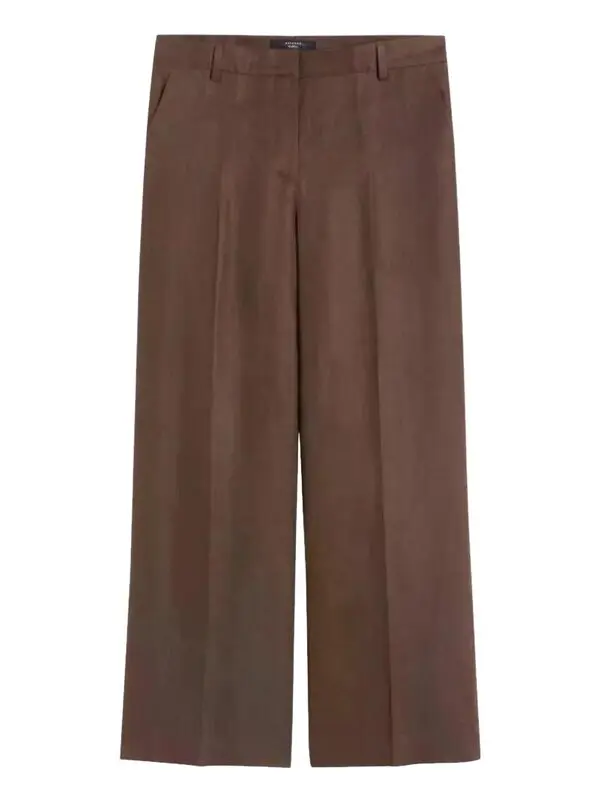 Max Mara Button Trousers - Brown